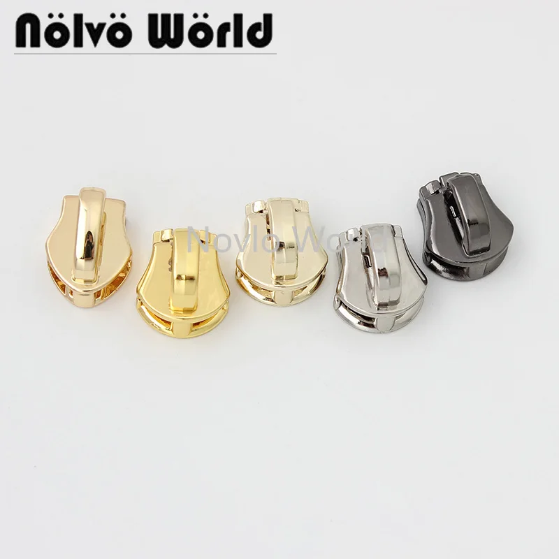 10-50-pieces-4-colors-2-USE-5-Spring-Lock-Zipper-Head-for-Metal-Teeth ...