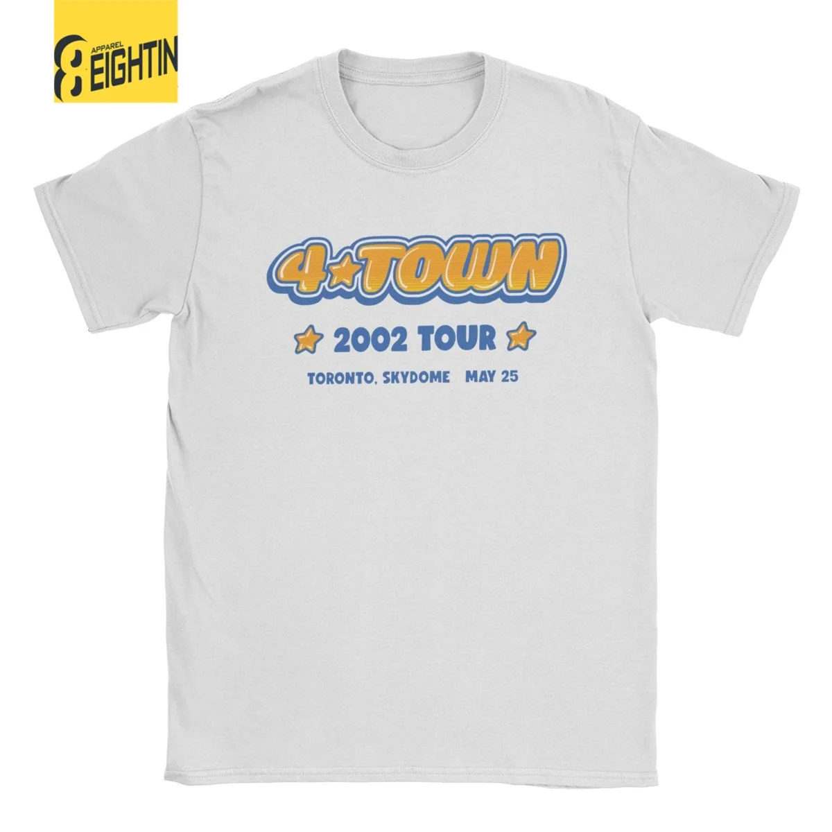 4Town World Tour Toronto 2002 Concert Men T Shirts Vintage Unisex Tee ...