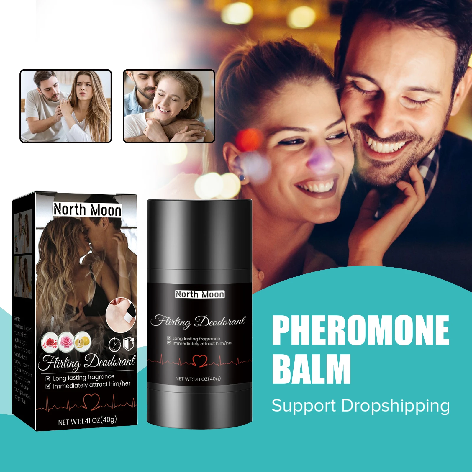 Pheromone Fragrance Solid Balm Temptation Flirting Charming Attraction ...