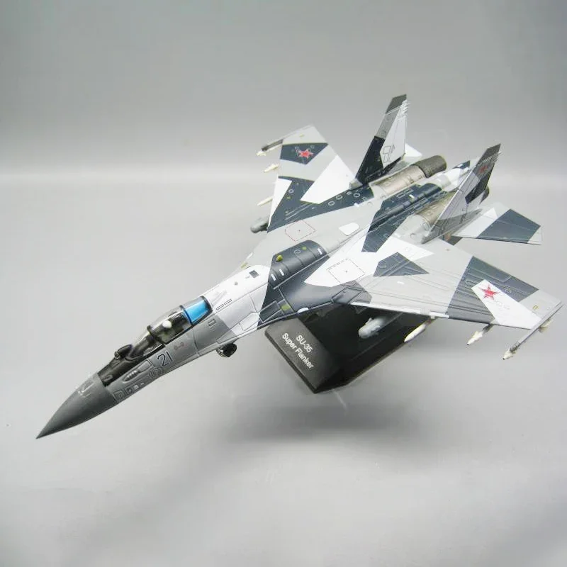 1/100 Scale SU35 Super Flanker Military Model Toy SU-35 Heavy Fighter ...