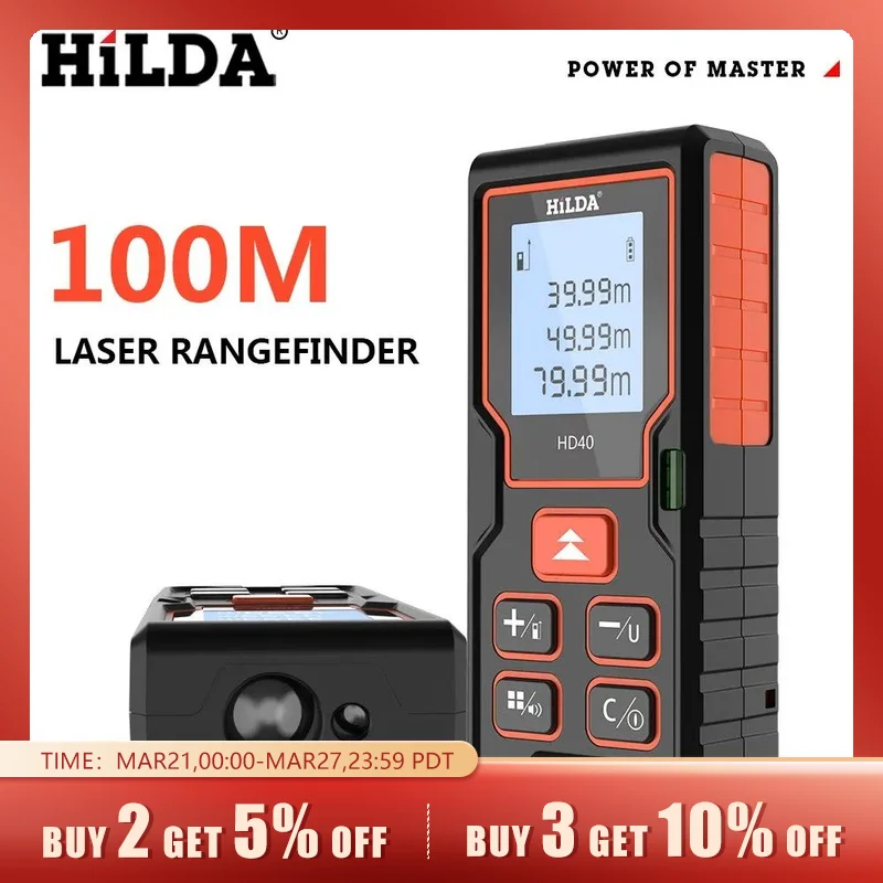 HILDA-Laser-Rangefinder-40M-80M-100M-Handheld-Electronic-Rangefinder-High-precision-Infrared ...