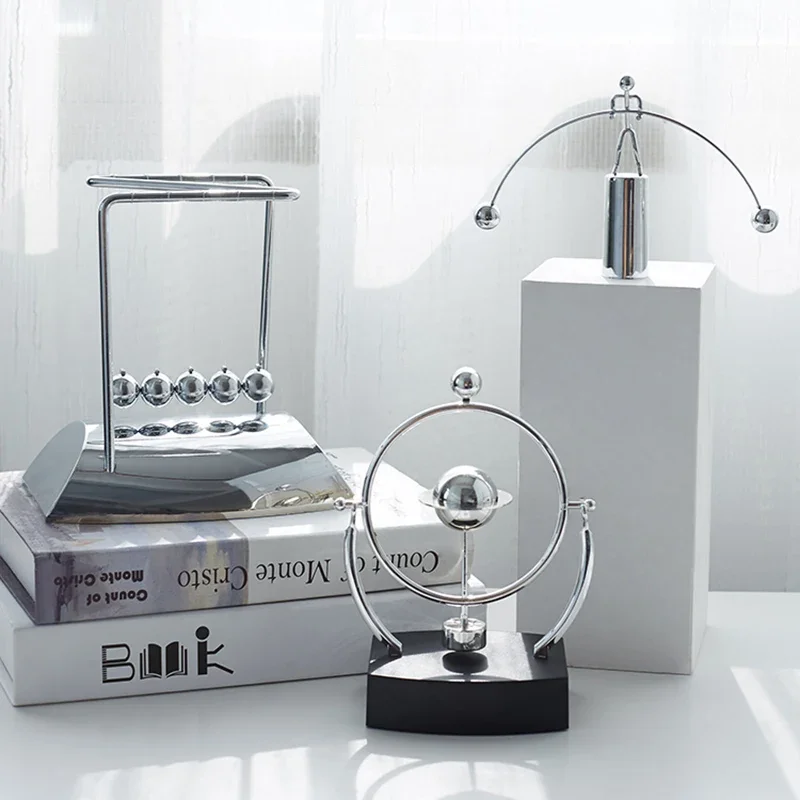Kinetic Desk Toys Cosmic Motion Pendulum - Celestial Orbit Desk Decor ...