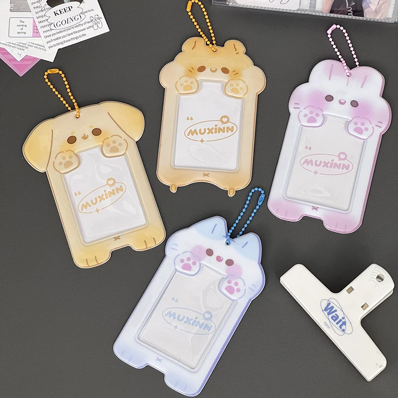 Porte-cartes-photo-animaux-mignons-avec-porte-cl-s-pochette-photo-Kpop ...