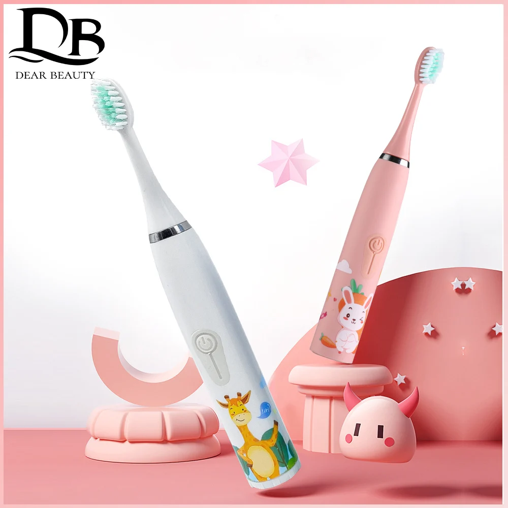 4-Modes-Children-s-Electric-Ultrasonic-Toothbrush-Soft-Bristled-IPX6 ...