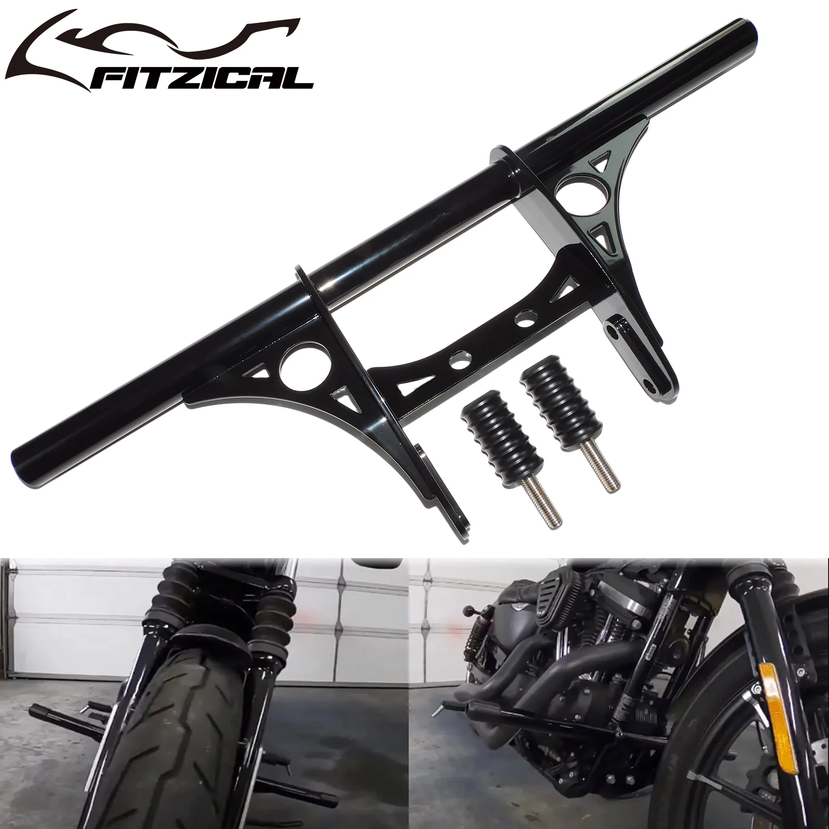 Motorcycle-Steel-Front-Highway-Engine-Guard-Crash-Bar-Falling ...