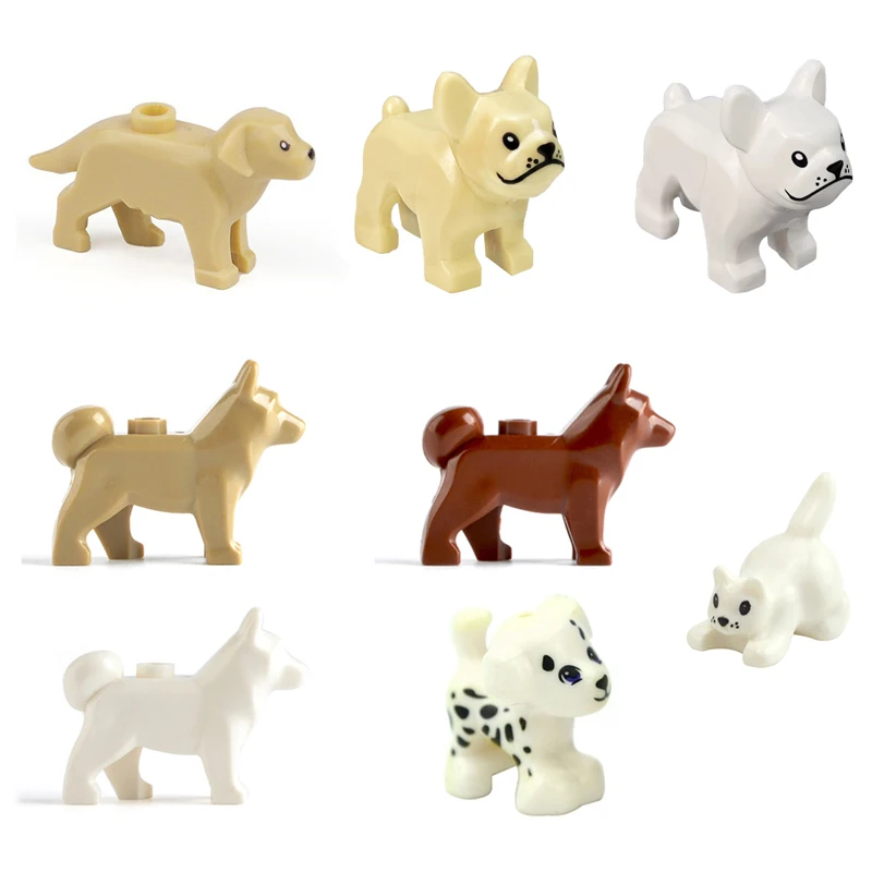 Animals-MOC-Building-Blocks-Family-Pet-Bricks-Toys-Golden-Retriever ...