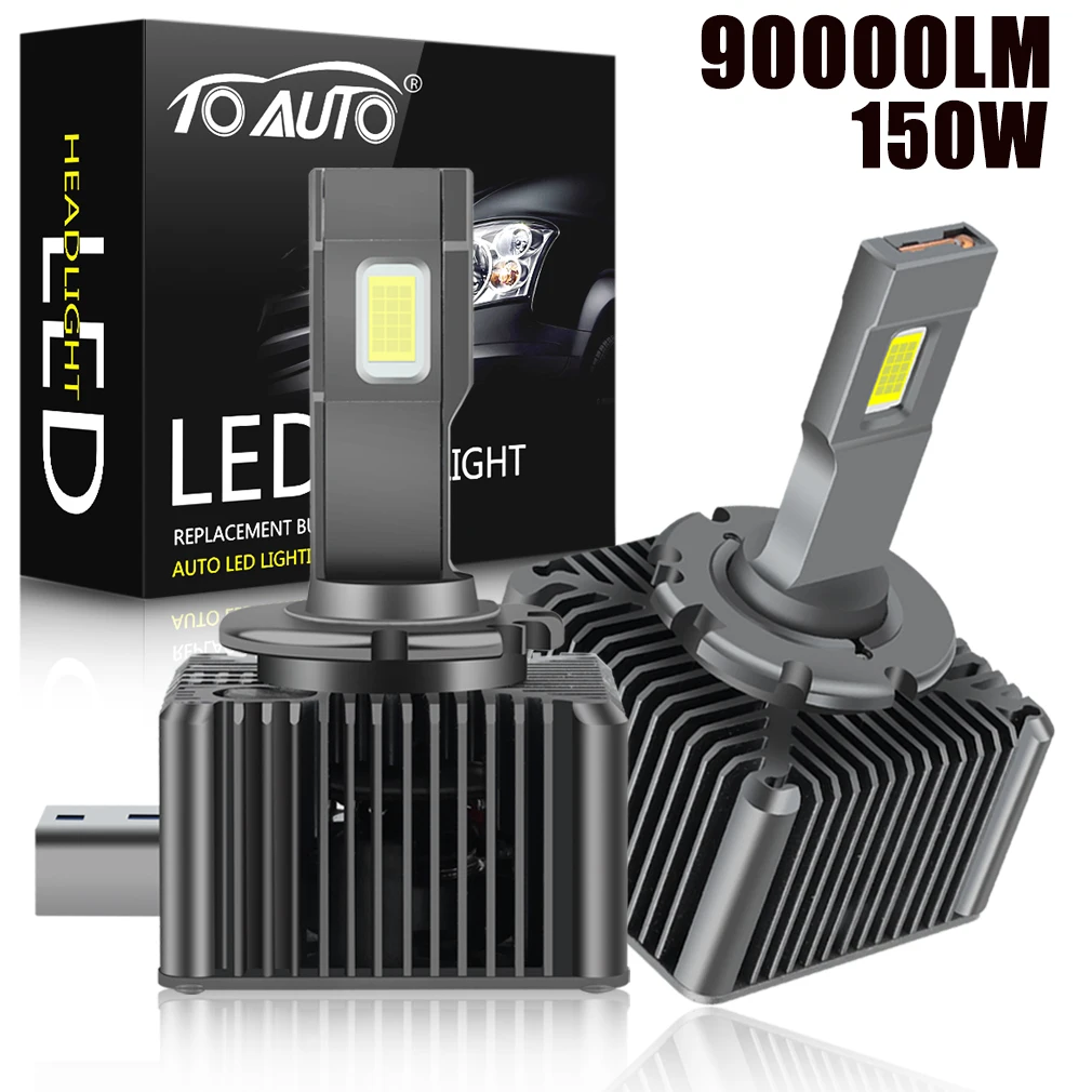 D3S-LED-D1S-D2S-D4S-D8S-Car-Led-Headlights-HID-150W-Canbus-D1R-D2R-D3R ...