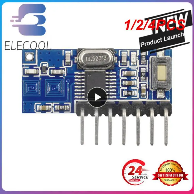 1-2-4PCS-433mhz-Wireless-Wide-Voltage-Coding-Transmitter-Decoding-Receiver-4-Channel-Output ...
