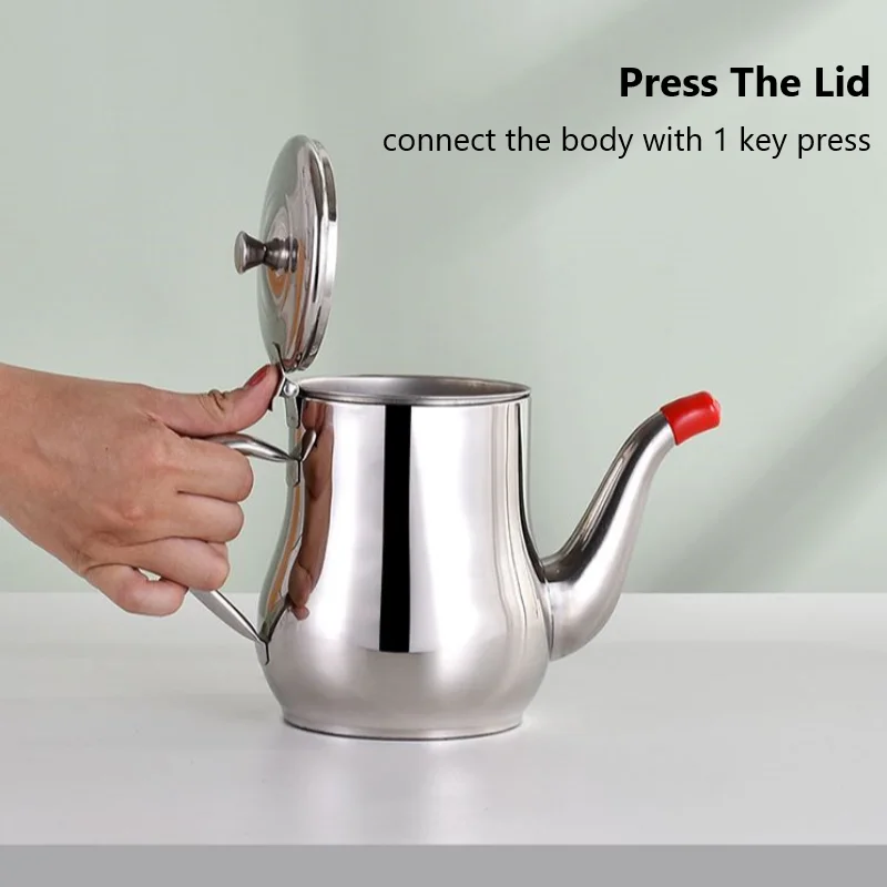 201-Stainless-Steel-Oil-Can-Kitchen-Oil-Filter-Cup-Household-Filter ...