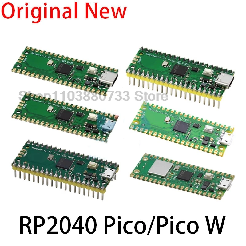 Official-Raspberry-Pi-Pico-W-Board-RP2040-Dual-Core-264KB-ARM-Low-Power ...
