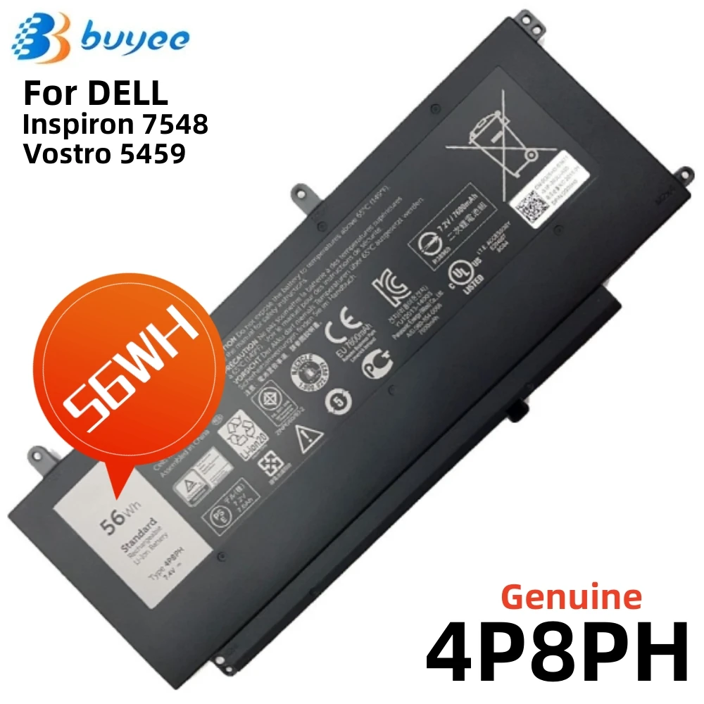7-4V-56WH-4P8PH-Laptop-Battery-For-Dell-Inspiron-15-7547-7548-7000-7537 ...