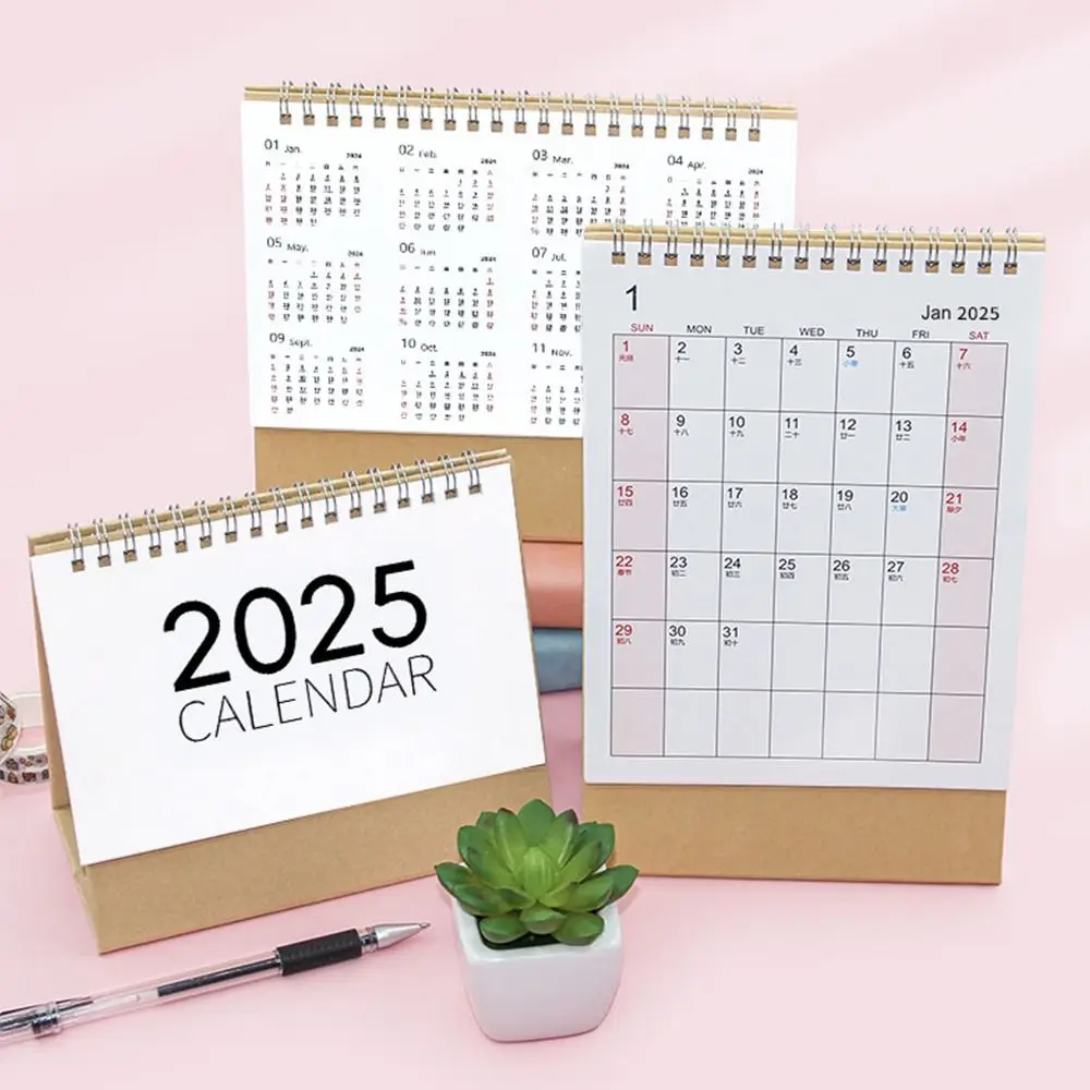 2025-Desktop-Paper-Calendar-Multi-function-Home-Decor-Planner-Scheduler ...