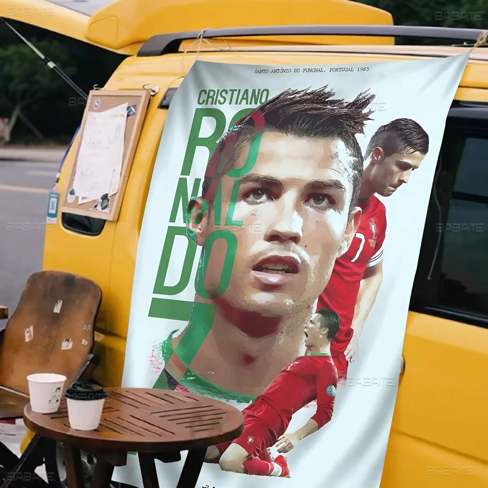 C-Cristiano R-Ronaldo C-CR7 High End Quality Banner Printing Artistic ...