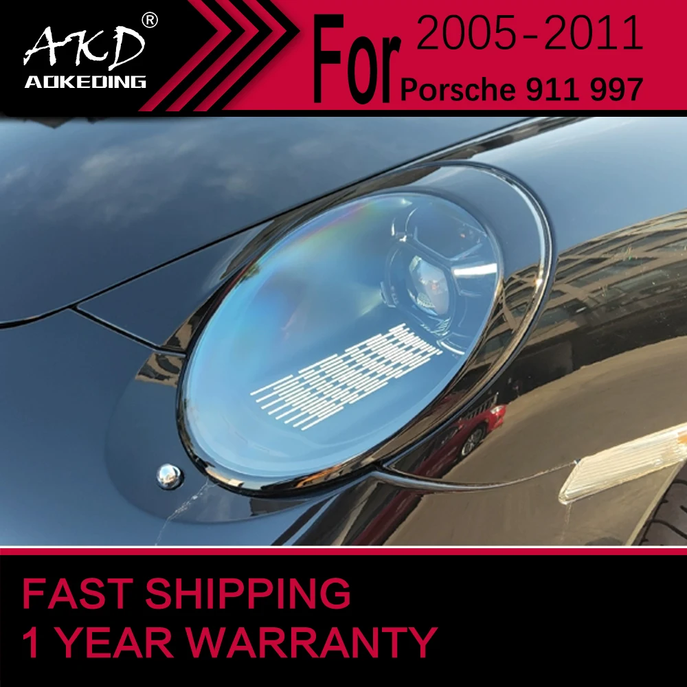 Car-Lights-for-Porsche-997-1-997-2-LED-Headlight-2005-2011-911-Head ...