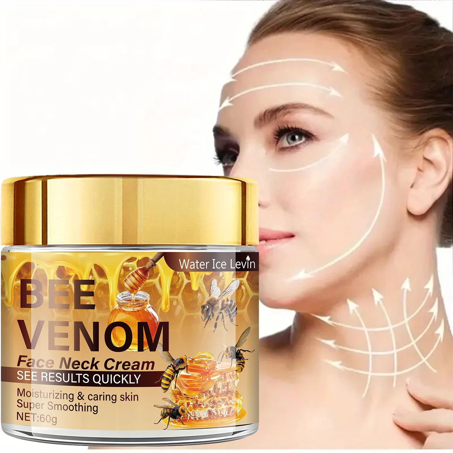 Bee Venom Facial Firming Cream Contains Vitamin E, Moisturizes and ...