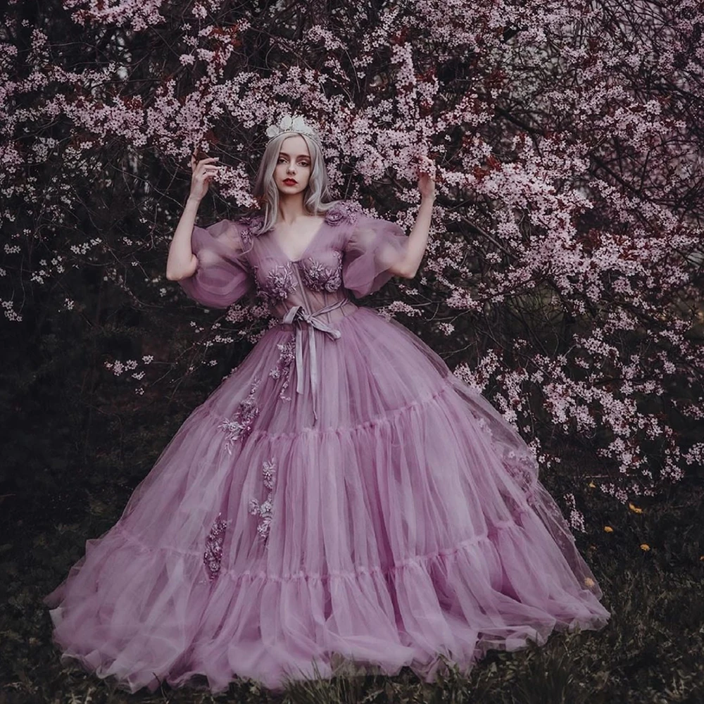 Light Pink Princess Prom Dresses