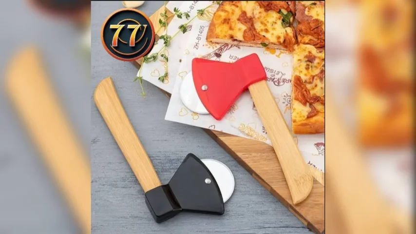 Axe Shape Stainless Steel Pizza Cutter Slicer Random Colors,Cutter with ...
