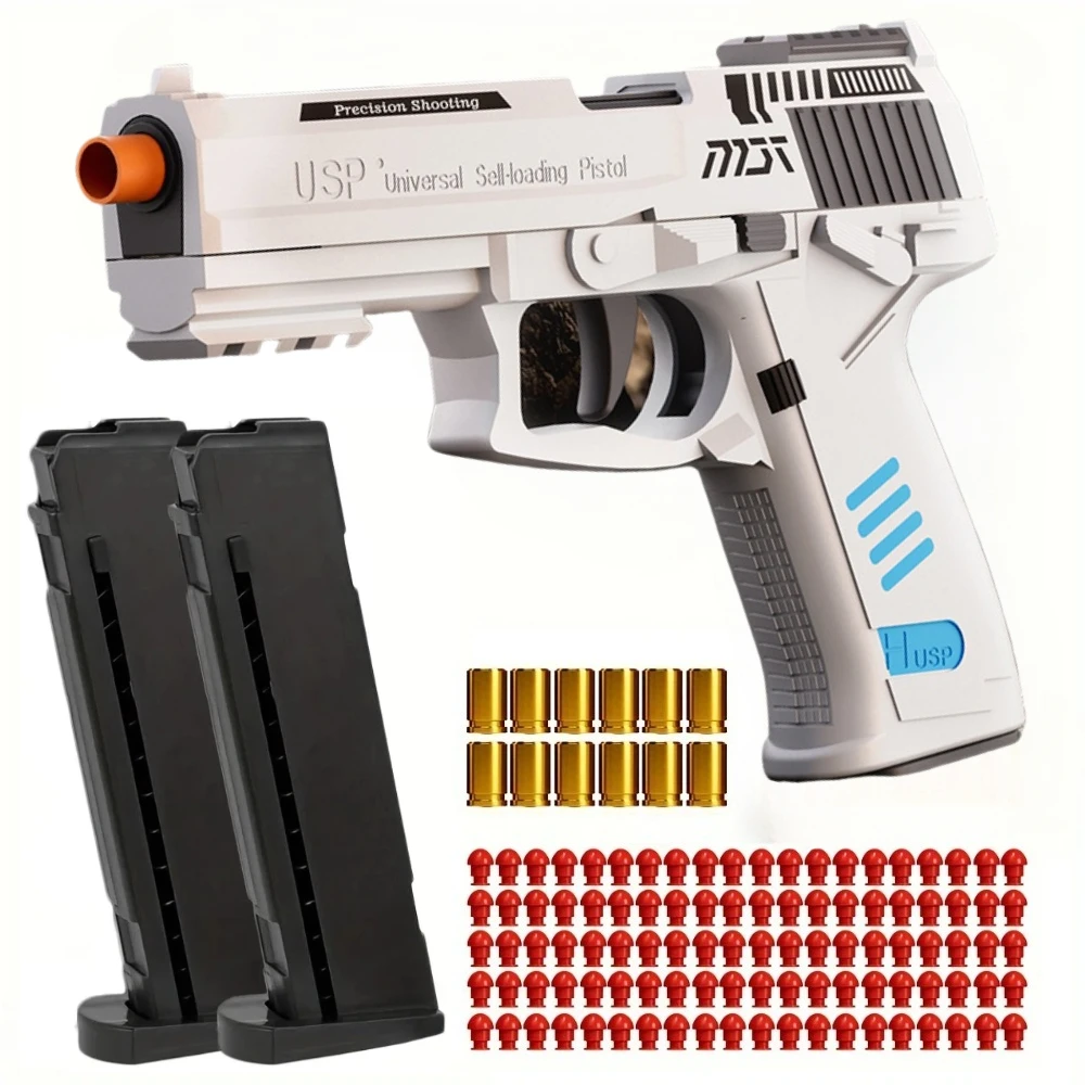SIG17 Pistol Shell Throwing Toy Gun Soft Bullet Empty Hanging Launcher ...