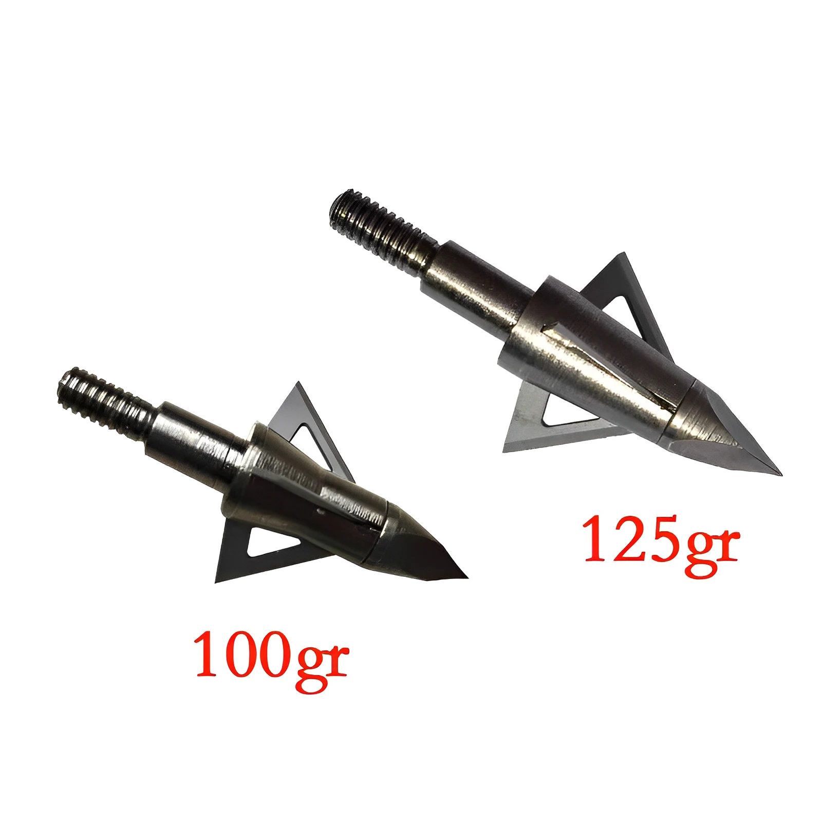 6-12-24Pcs100Grain-125-Grain-Broadhead-Hunting-Arrow-Head-3-Blades-For ...