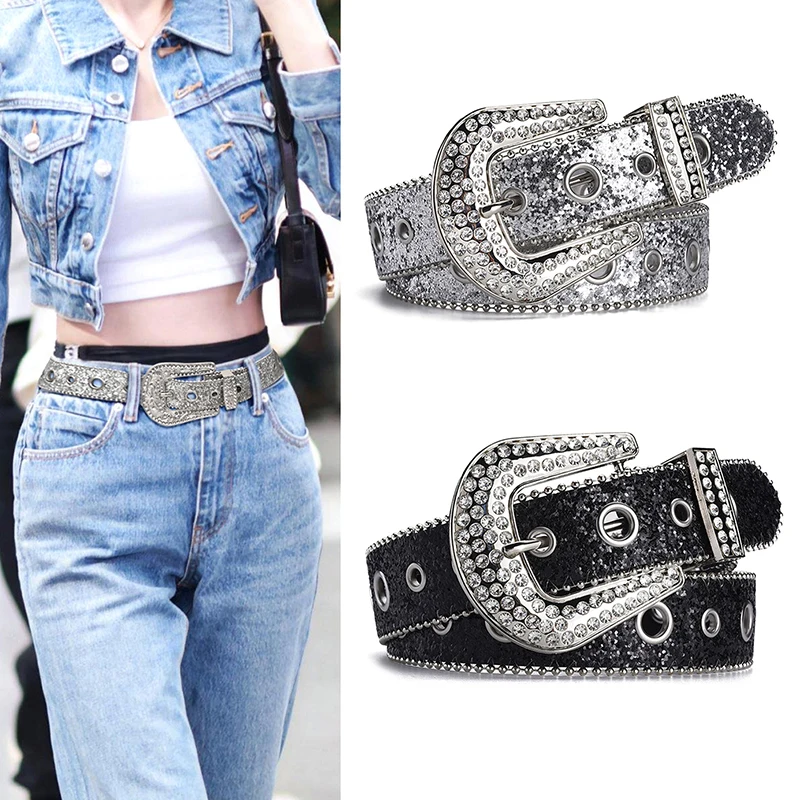 Cintos-de-ilh-de-couro-PU-feminino-e-masculino-cintur-o-de-cowboy ...