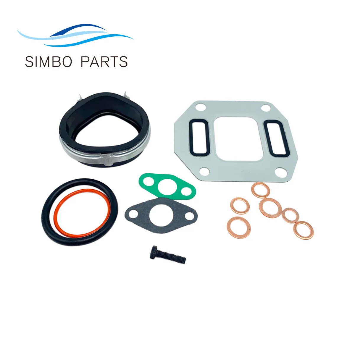 3582563-Marine-Turbo-Connection-Gasket-Kit-For-Volvo-Penta-AD-31-41 ...