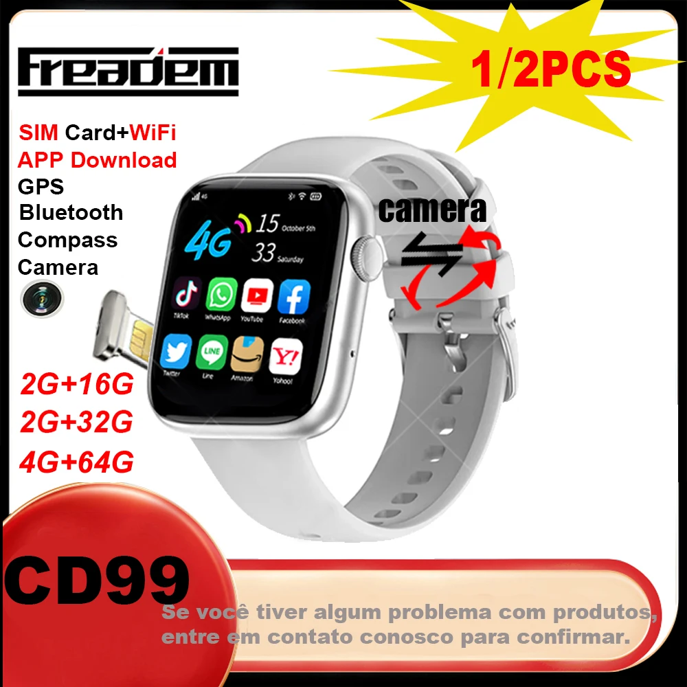 2024-4G-Network-Watch-CD99-Amoled-Screen-SIM-Card-16G-32G-Storage-GPS ...
