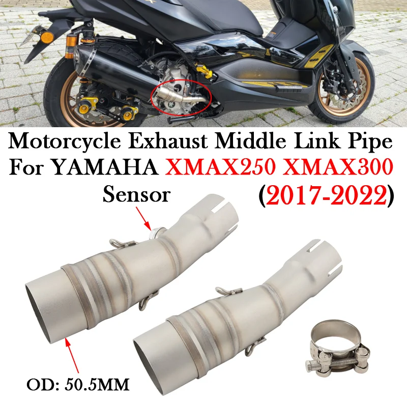 Slip-On-Motorcycle-Exhaust-Modify-Muffler-Escape-Moto-Middle-Link-Pipe ...