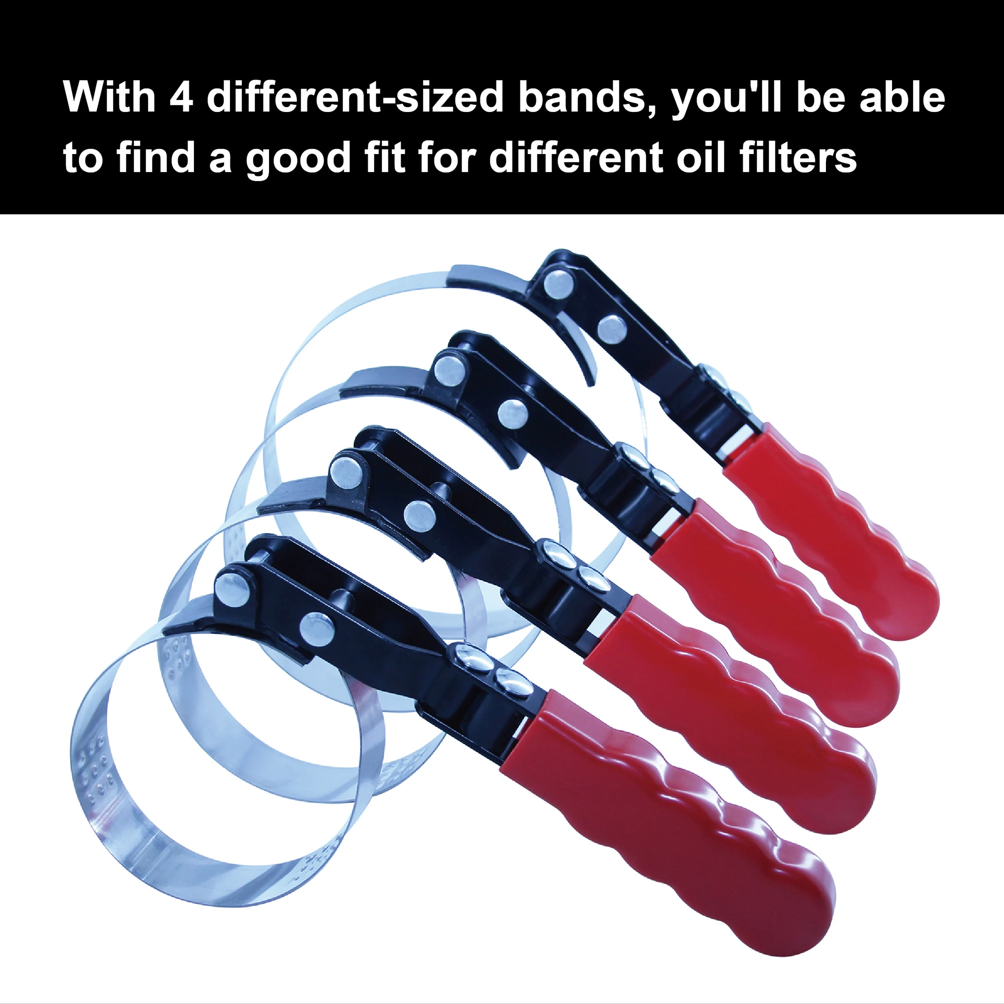 4 Pcs Filter Wrench Set 180-degree Rotating Truck Oil Filter Multitool ...
