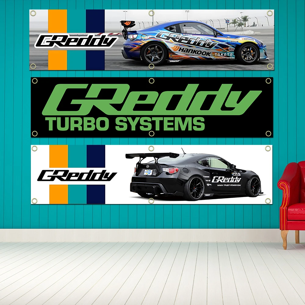 45x180cm-Greddys-Banner-Flag-Polyester-Printed-Garage-Wall-Art-Outdoor ...