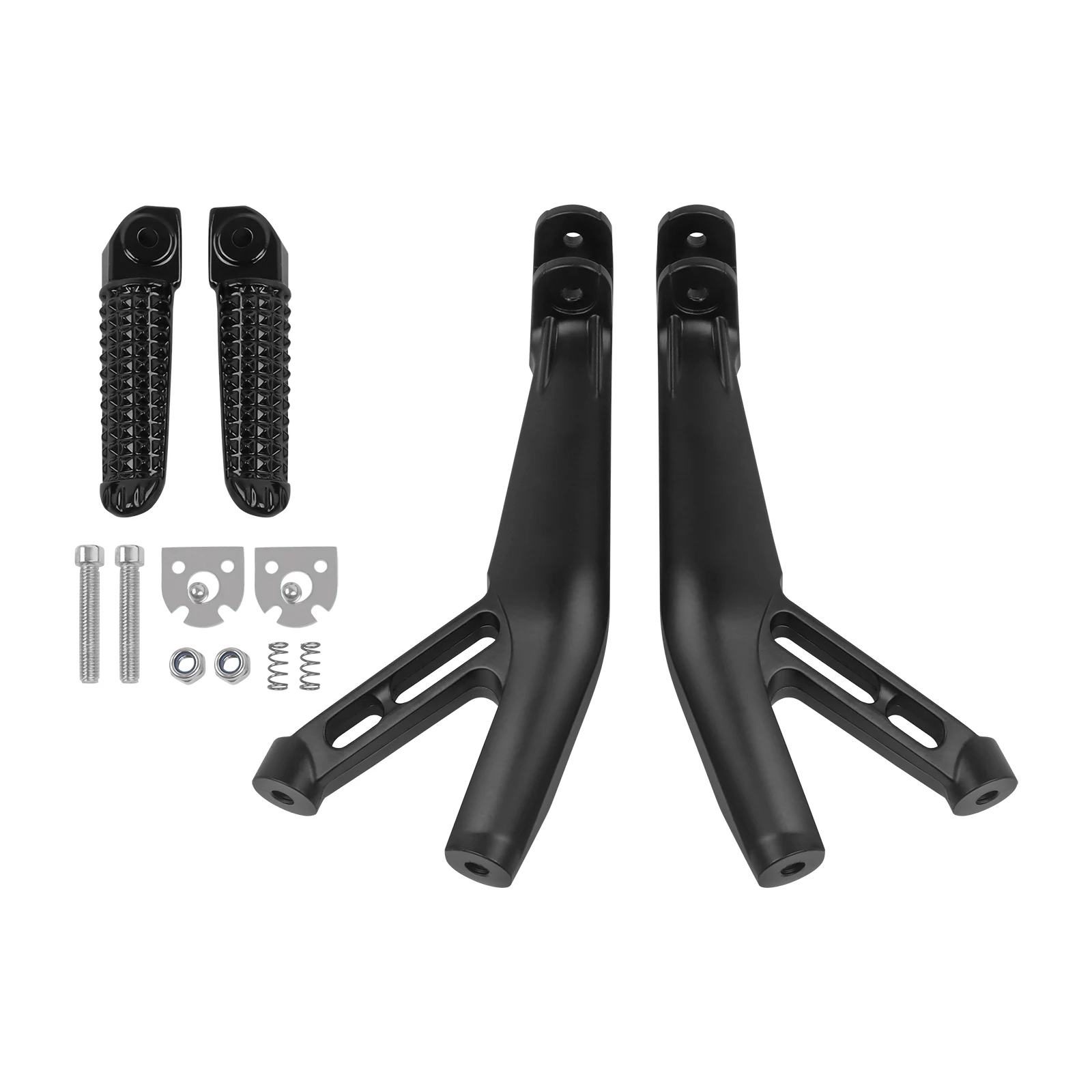 Motorcycle-Rear-Passenger-Footrest-Foot-Pegs-Bracket-Pedal-Set-For ...