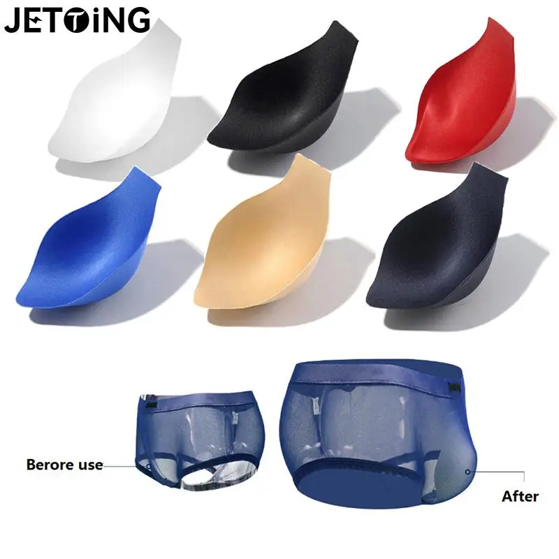 Men-Swimsuit-Briefs-Protective-Pouch-Swimwear-Underwear-Sponge-Pad ...