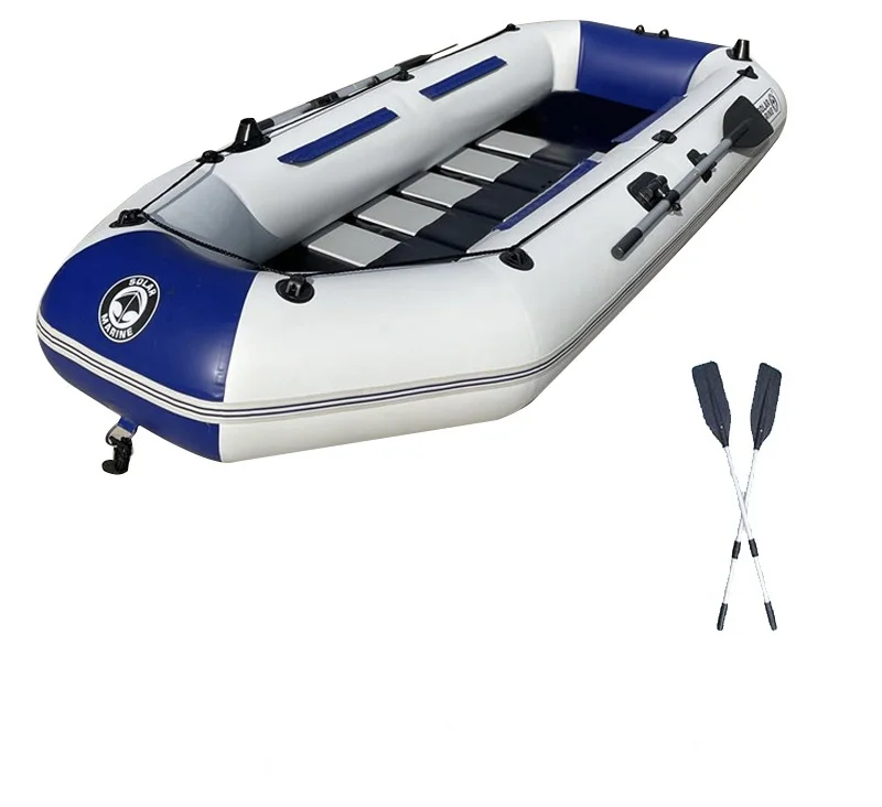 Solar-Marine-Portable-3M-Inflatable-Boat-4-Person-Folding-Fishing-Kayak ...