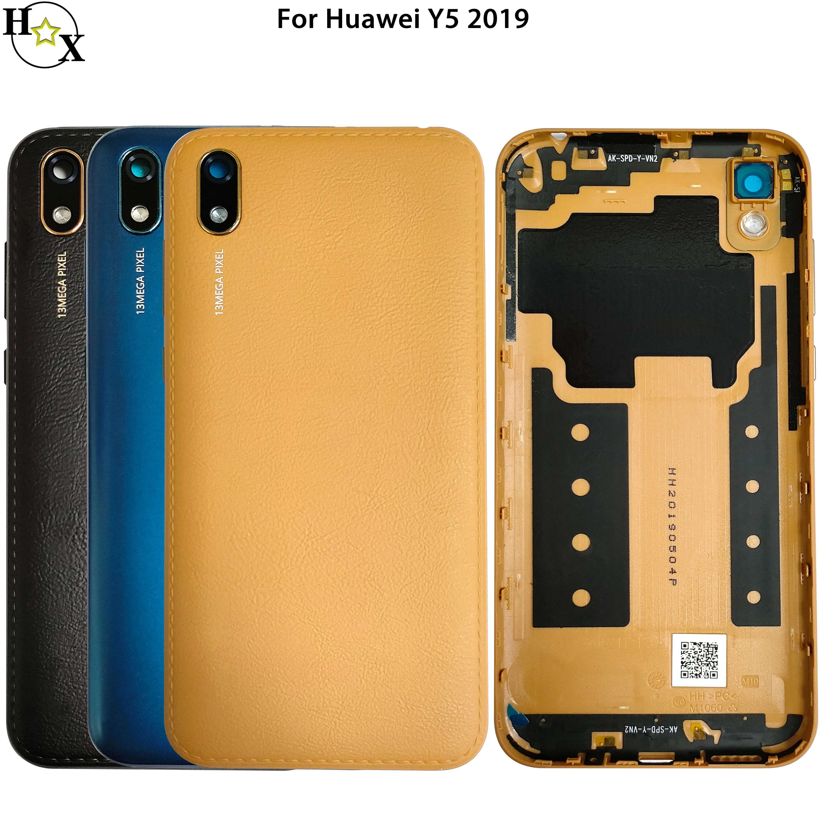 5Pcs-For-Huawei-Y5-2019-Battery-Cover-Back-Housing-Rear-Door-Case-With ...