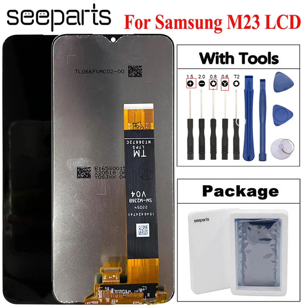 Tested Working For Samsung Galaxy M23 LCD Touch Screen Digitizer ...