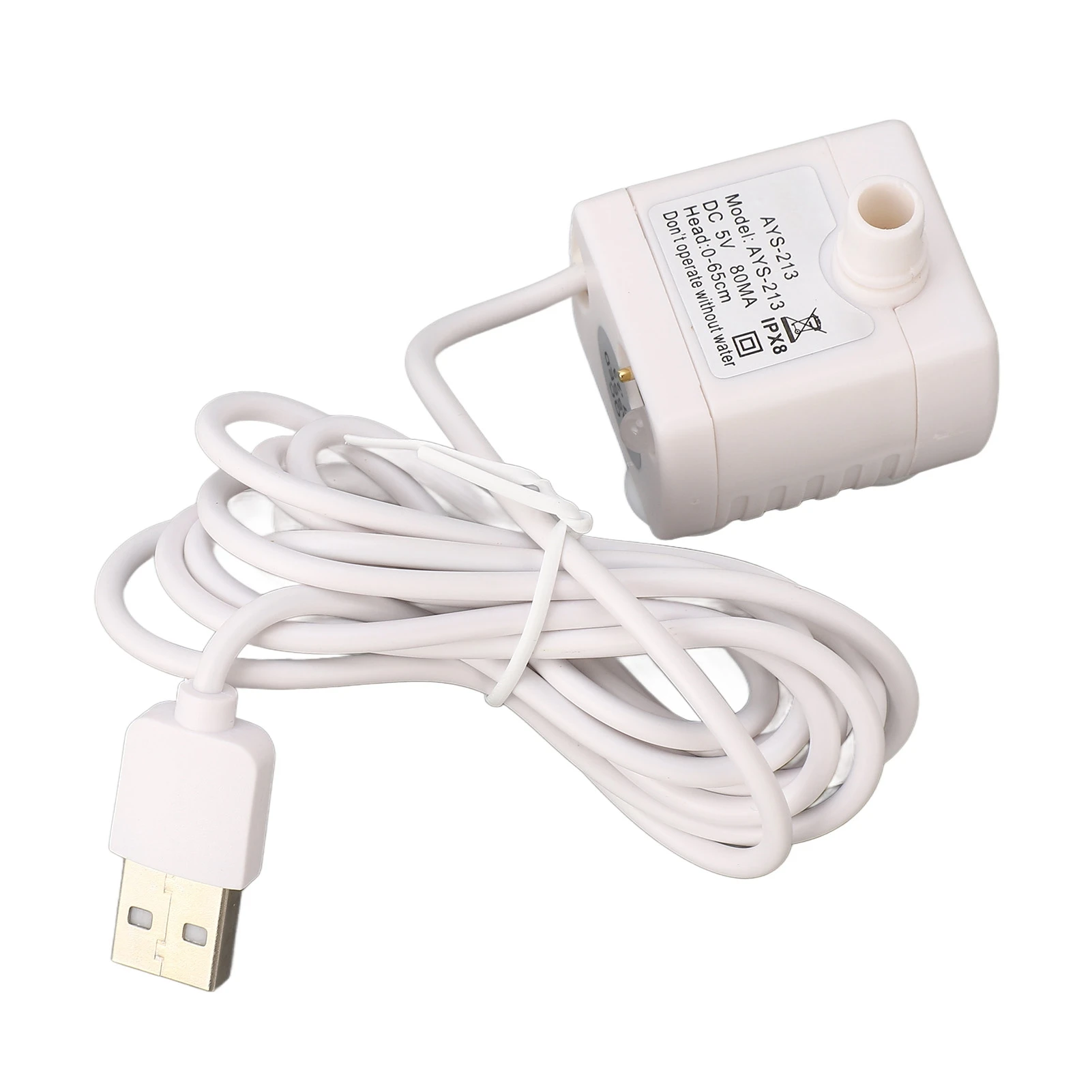 Pet Water Fountain Pump DC Brushless Motor Quiet USB Powered Cat ...