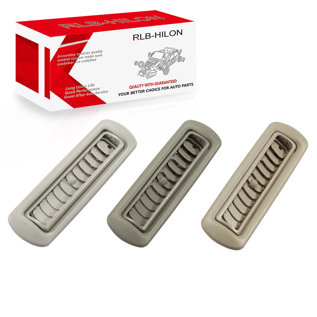 Gray Brown Beige Car Dashboard Air Vent Outlet Grille Panel For Toyota ...