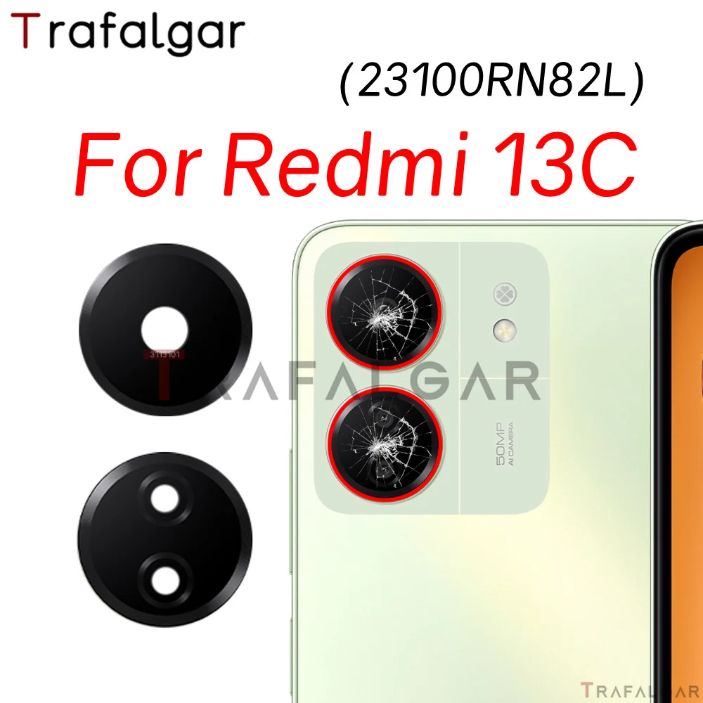 Rear-Back-Camera-Glass-Lens-For-Xiaomi-Redmi-13C-23100RN82L-Replacement ...