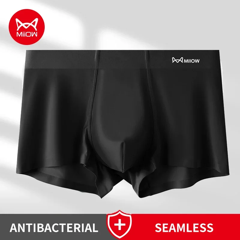 MiiOW-Ice-Silk-Men-s-Boxer-Brief-Graphene-Antibacterial-Male-Underwear-Ultra-thin-Breathable-Man ...