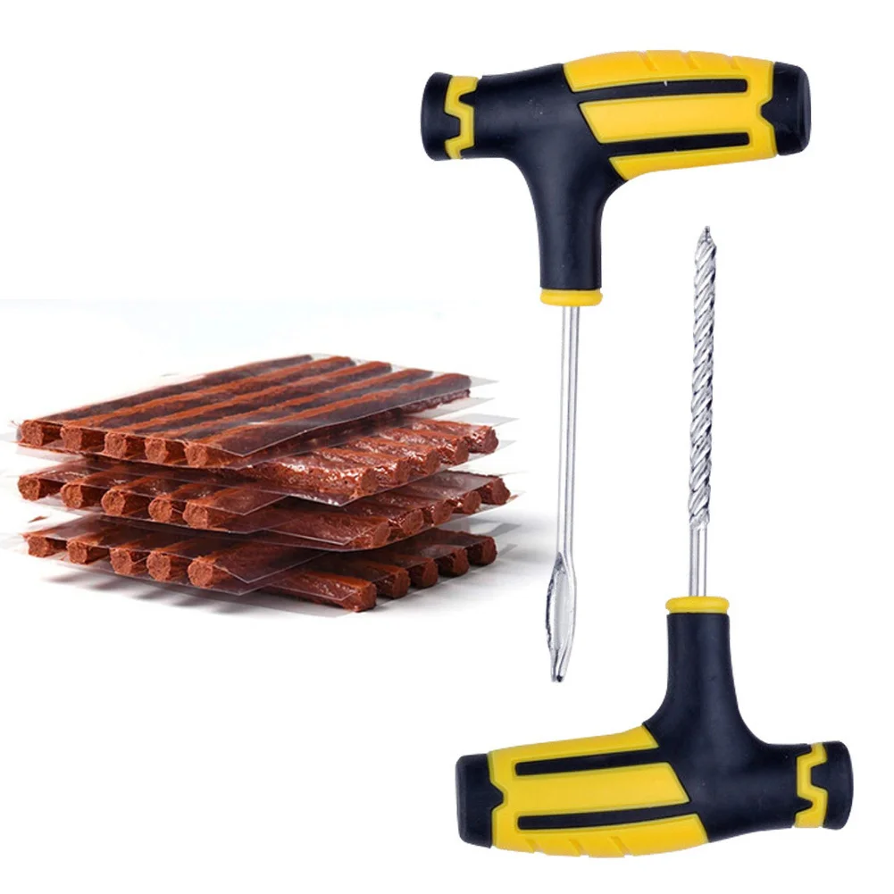 1Set Car Tire Repair Tools Kit Tyre Puncture Repairing Tool with Repair ...