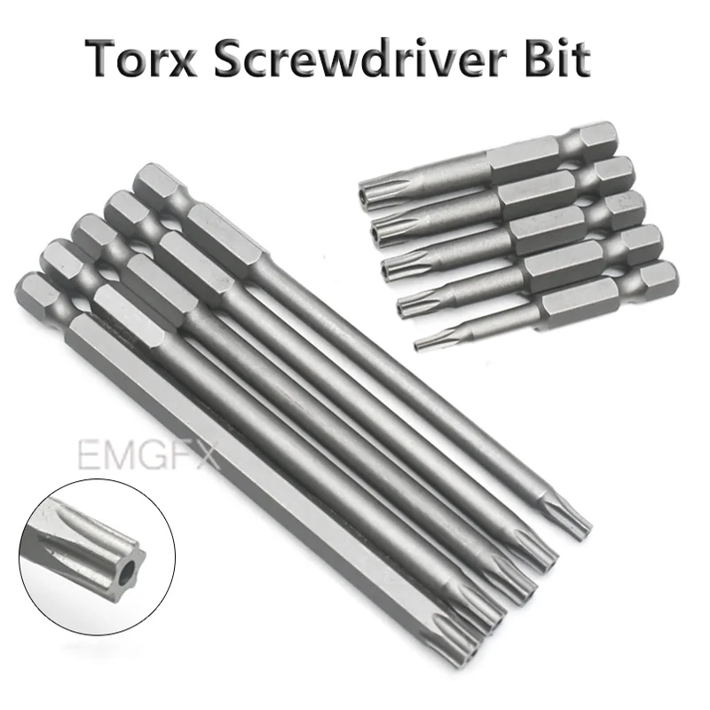 8-12PCs-Torx-Screwdriver-T20-Torx-Bit-Set-50-100mm-Magnetic-Tamper ...