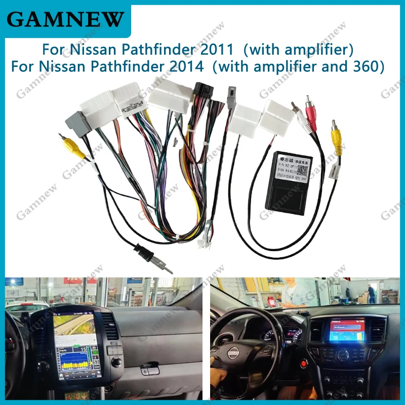 Gamnew-Car-16pin-Wiring-Harness-Adapter-Canbus-Box-Decoder-Android ...