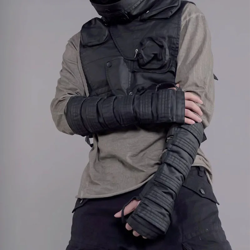 Dune-Waste-Soil-Style-Hollowed-Out-Pure-Cotton-Wax-Face-Sleeve-Gloves ...