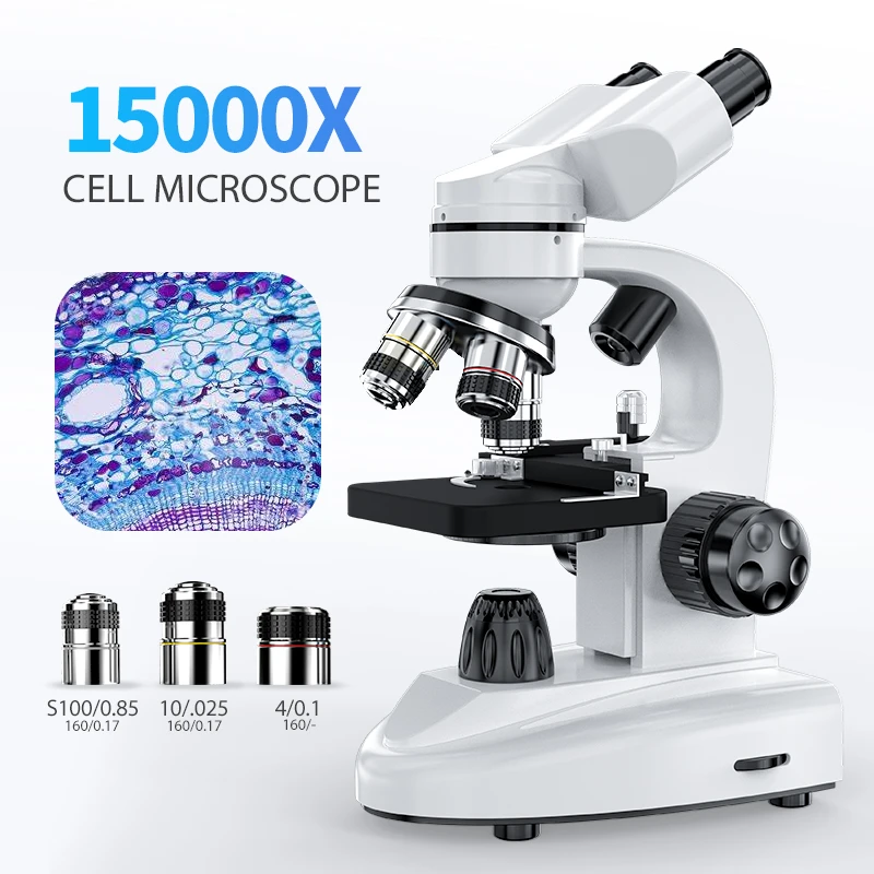 Biological HD Microscope Zoom 6000X-15000X Electronic Eyepiece ...