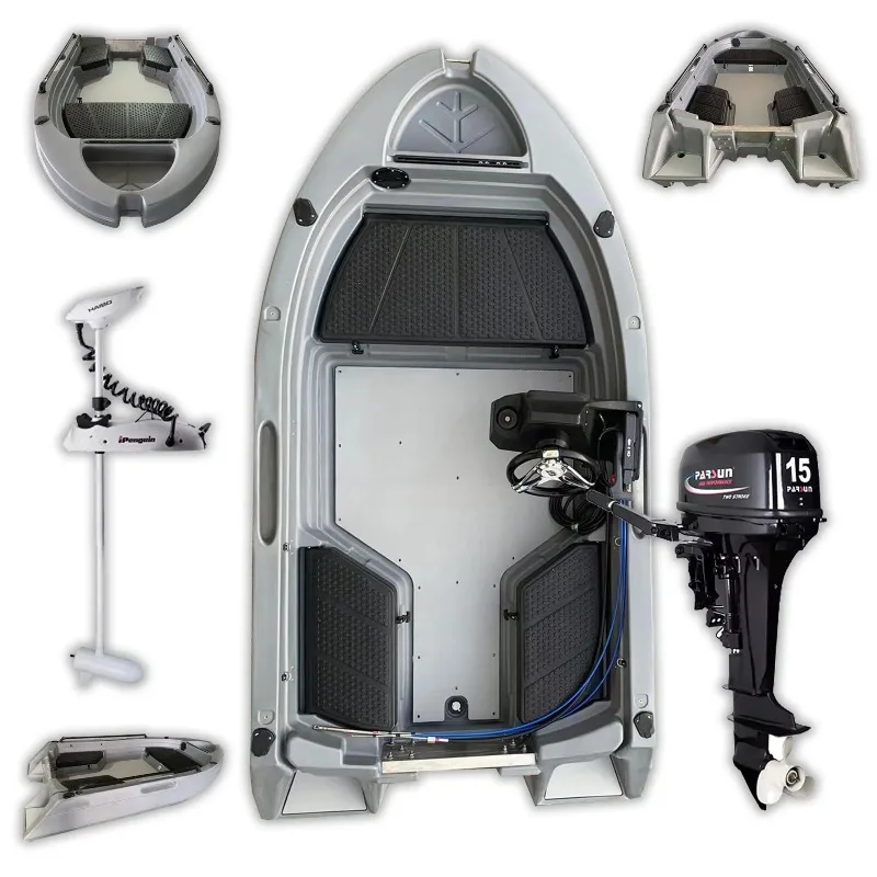 N-ew Arrival 10ft 3.05m Fishing Kayak with Electric Motor Rotomolded ...