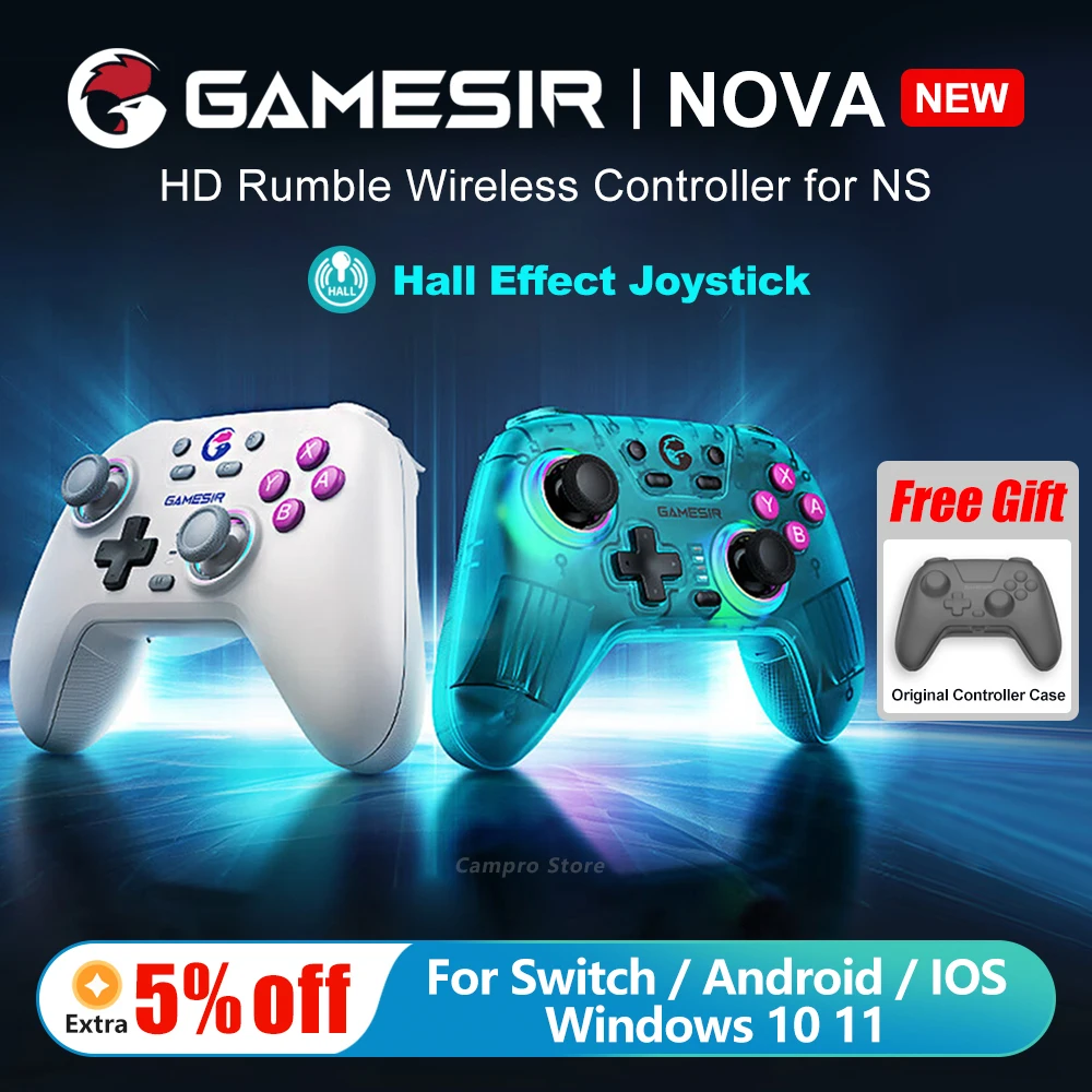 Gamesir-Nova-Wireless-Controller-Bluetooth-Gamepad-with-Hall-Effect ...