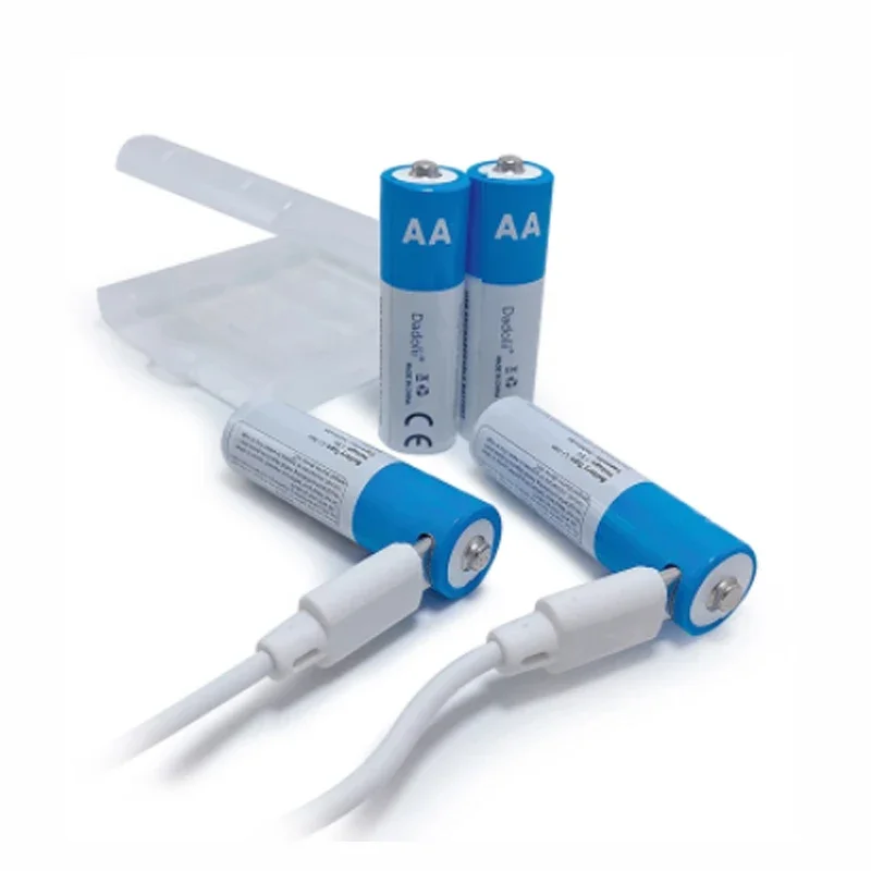 High-capacity-1-5V-AA-2600-mWh-USB-rechargeable-li-ion-battery-for ...