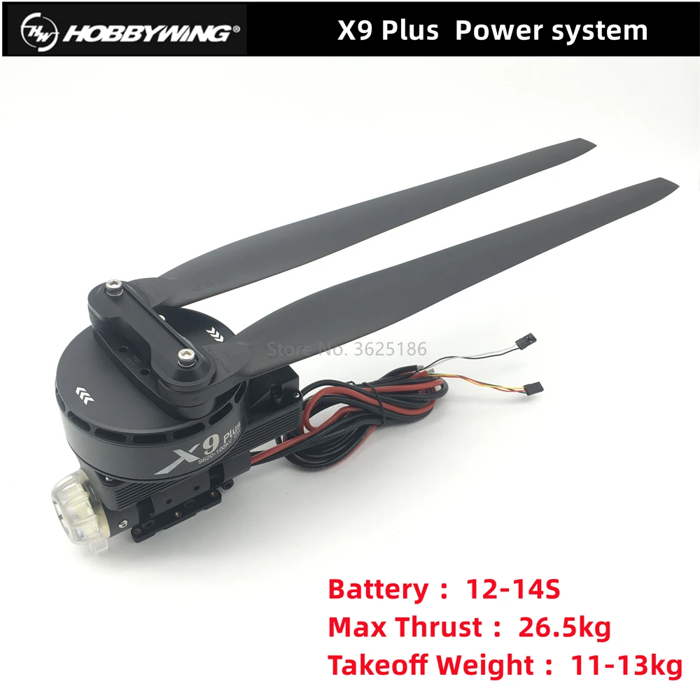 Hobbywing X9 plus Power system - 9260 motor 36190 propeller for DIY 20 – RCDrone