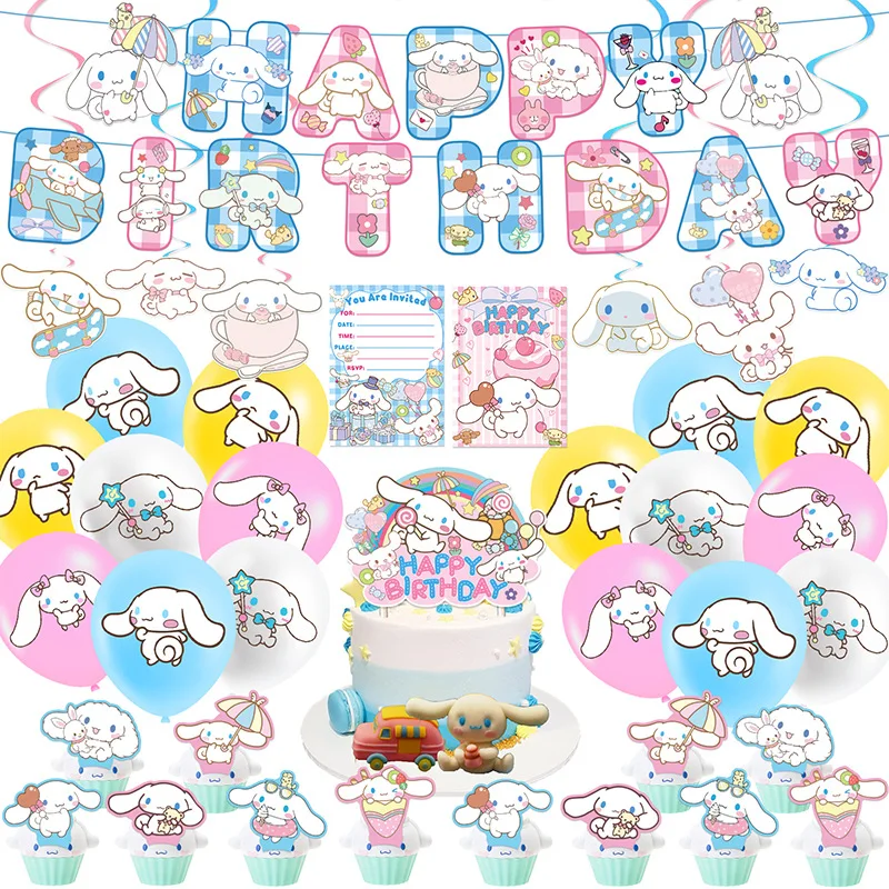 Sanrio-Cinnamoroll-Party-Decoration-Theme-Birthday-Ornament-Banner-Cake ...