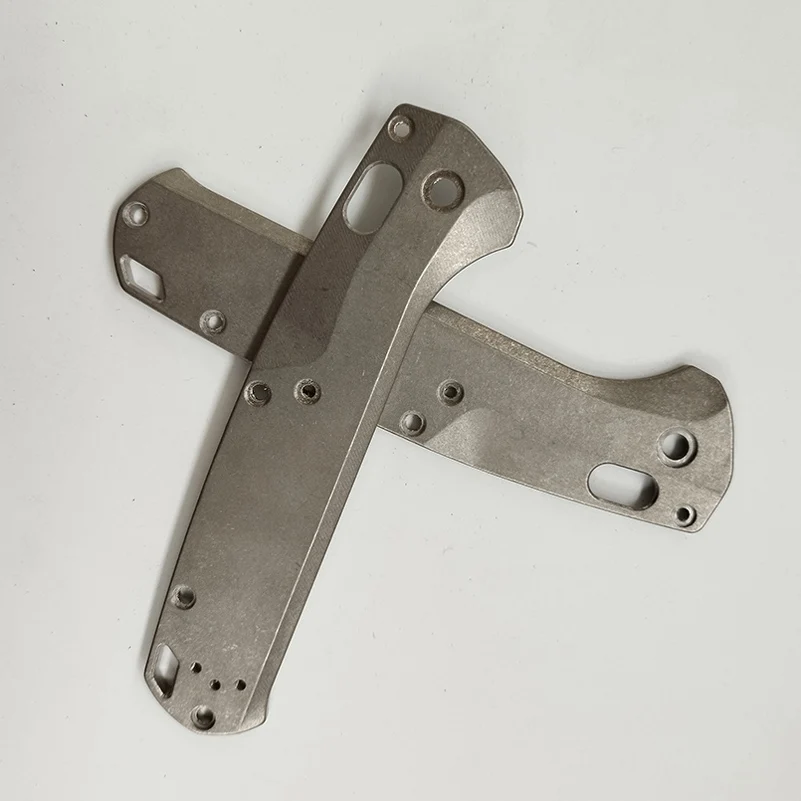 CNC Titanium Alloy Material Knife Handle Patches Scales For Genuine ...