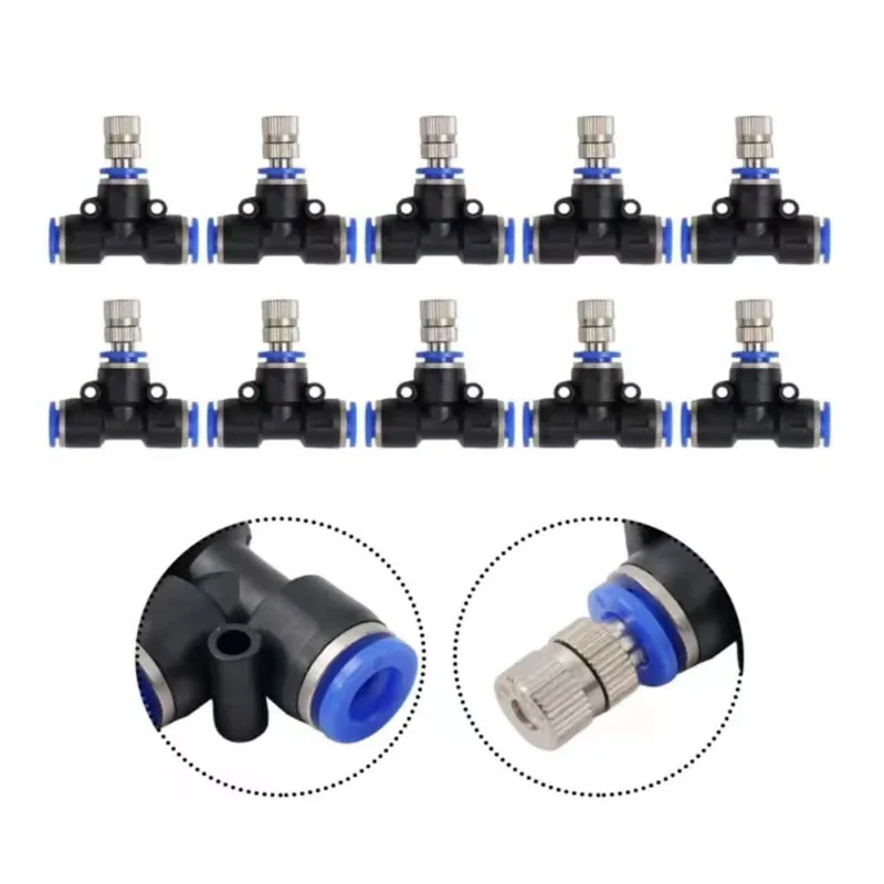 10Pcs-Low-Pressure-Misting-Cooling-System-Atomizing-Nozzle-6mm-Slip ...